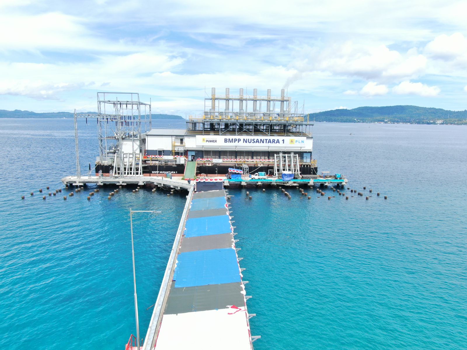 PLN Resmi Operasikan BMPP Nusantara 1, Pembangkit Terapung Pertama ...
